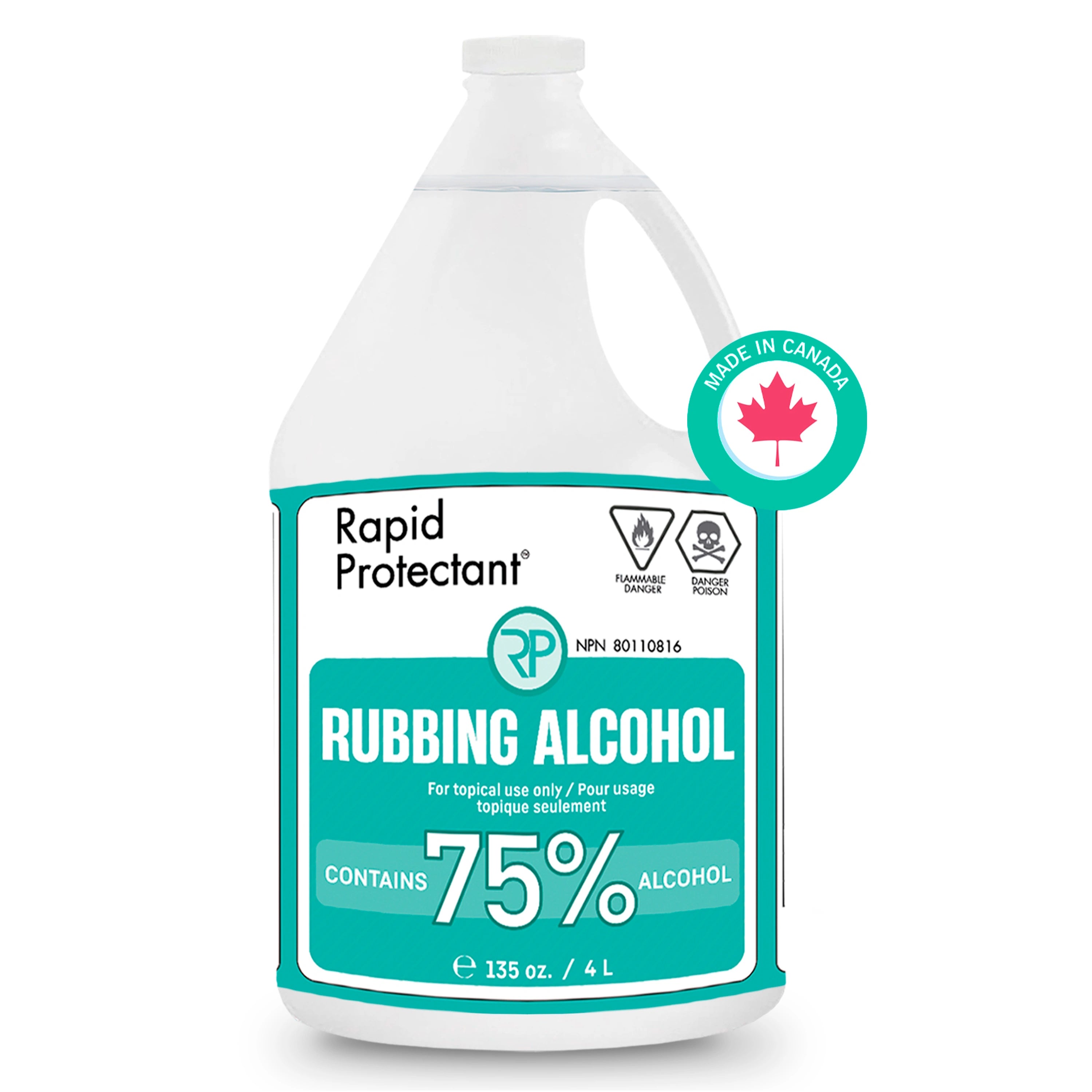 75% Isopropyl Alcohol 4L– Rapid Protectant